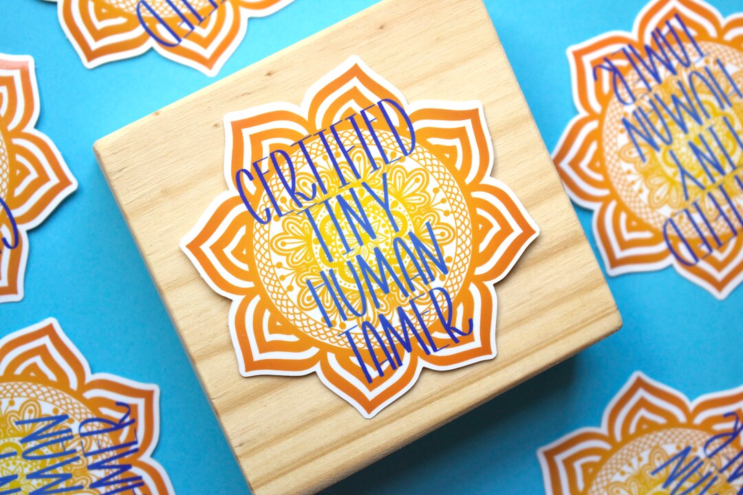 Certified Tiny Human Tamer WATERPROOF Teacher Sticker Teacher - Etsy