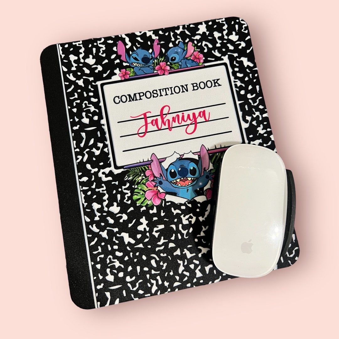 Custom Back to School Mousepad Composition Notebook Mousepad Back to ...