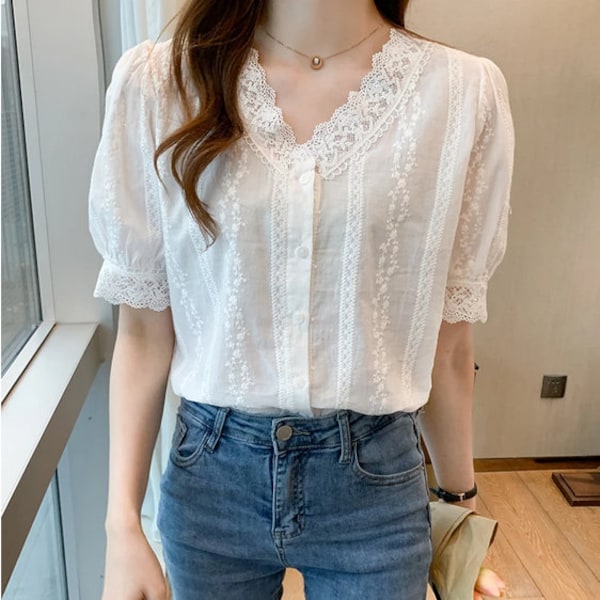 Lace Blouse - Etsy