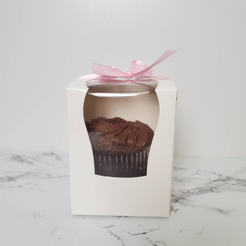 Single Cupcake Box - Etsy
