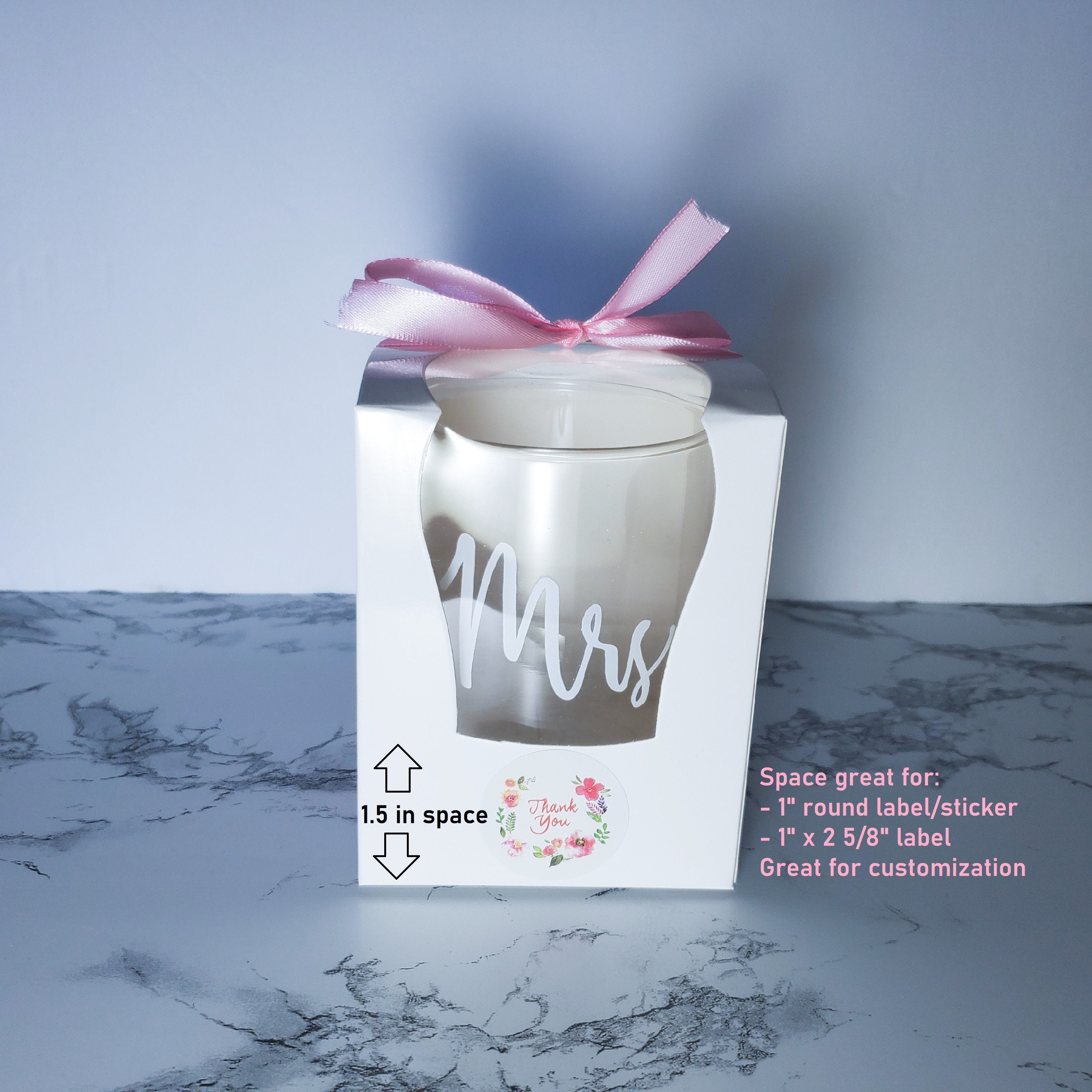 Single Cupcake Favor Box, Individual Cupcake, Party Favor, Glossy White ...