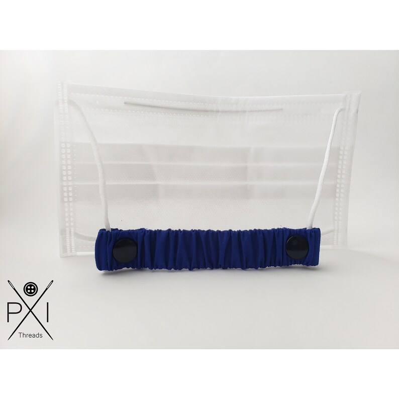 Face Mask Elastic Ear Savers Snap Button Mask Extenders | Etsy