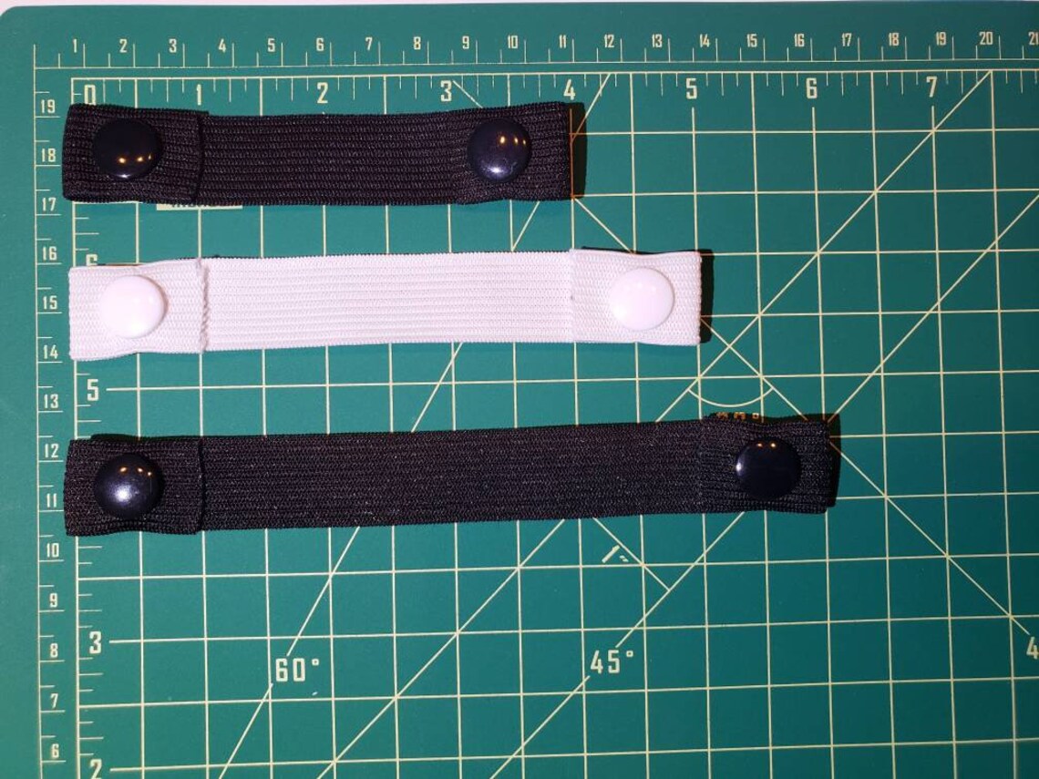 Snap Elastic Band Face Mask Ear Savers | Face Mask Extenders| Ear ...