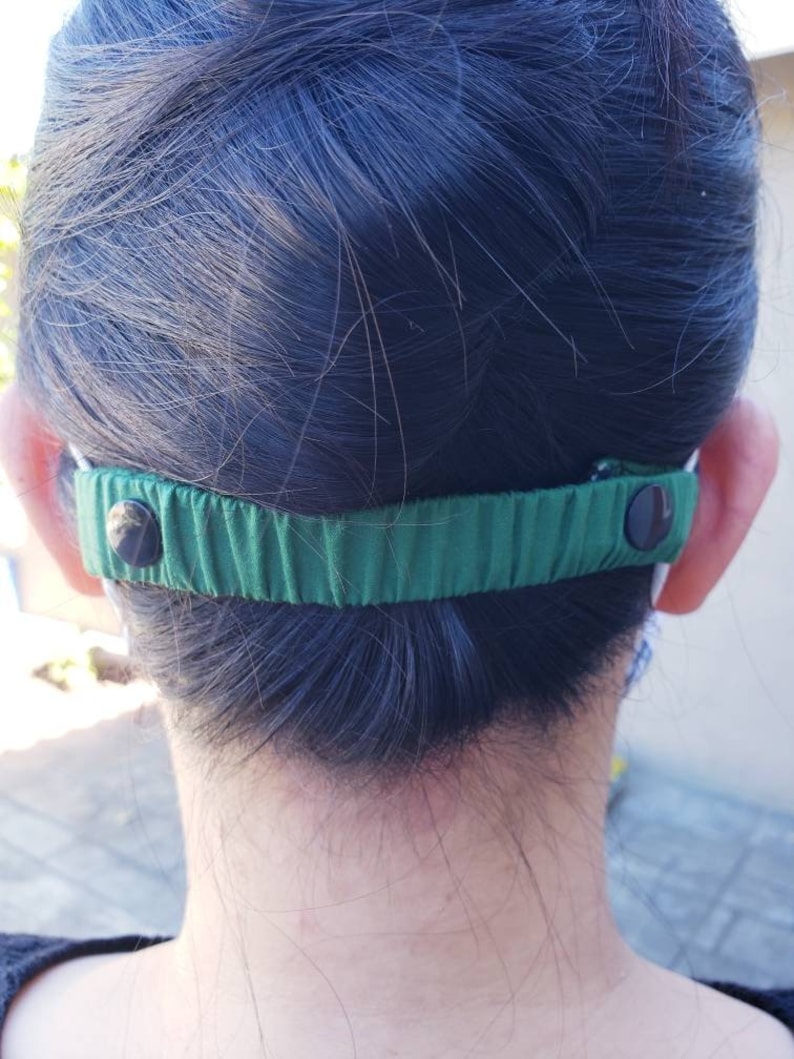 Face Mask Elastic Ear Savers | Snap Button Mask Extenders - Etsy