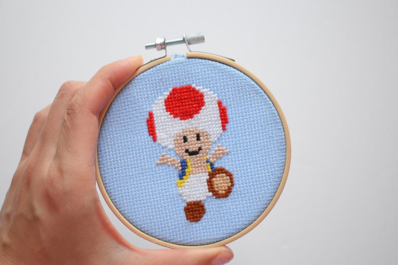 Toad Cross Stitch Pattern (4inch) PDF for Instant Download - Etsy