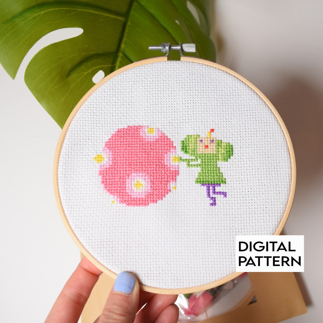 Katamari Damacy Prince Cross Stitch Pattern, Katamari Video Game Stitch ...