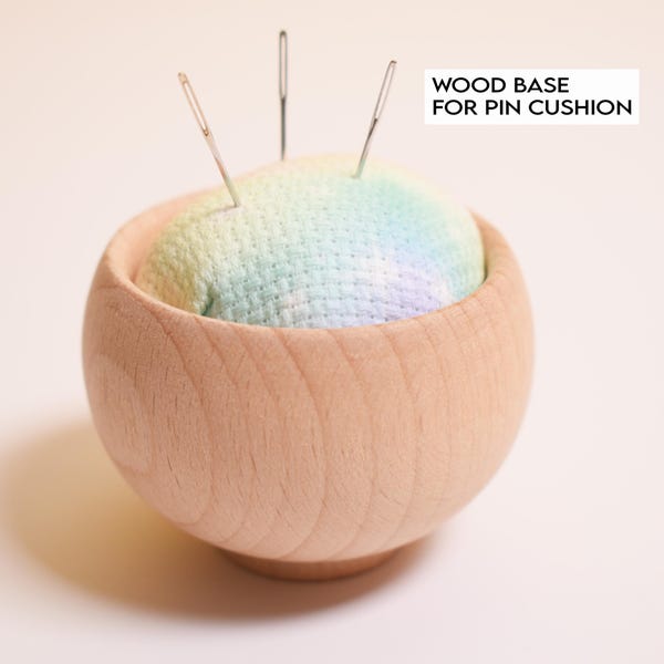 Wood Pin Cushion Base - Etsy