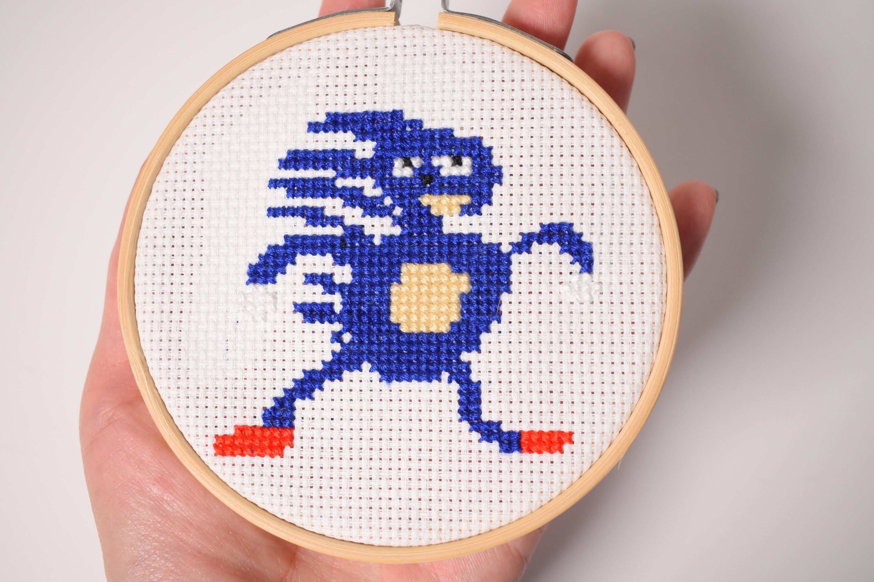 Funny Cross Stitch Pattern, Ugly Sonic Sanic DIY Craft Pattern, Memes ...