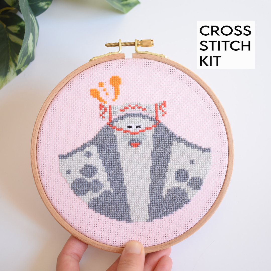 Splatoon DIY Cross Stitch Kit, Beginner Friendly Splatoon Embroidery ...