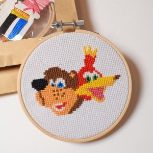 Banjo Kazooie Cross Stitch Pattern, Banjo Kazooie Embroidery Designs ...
