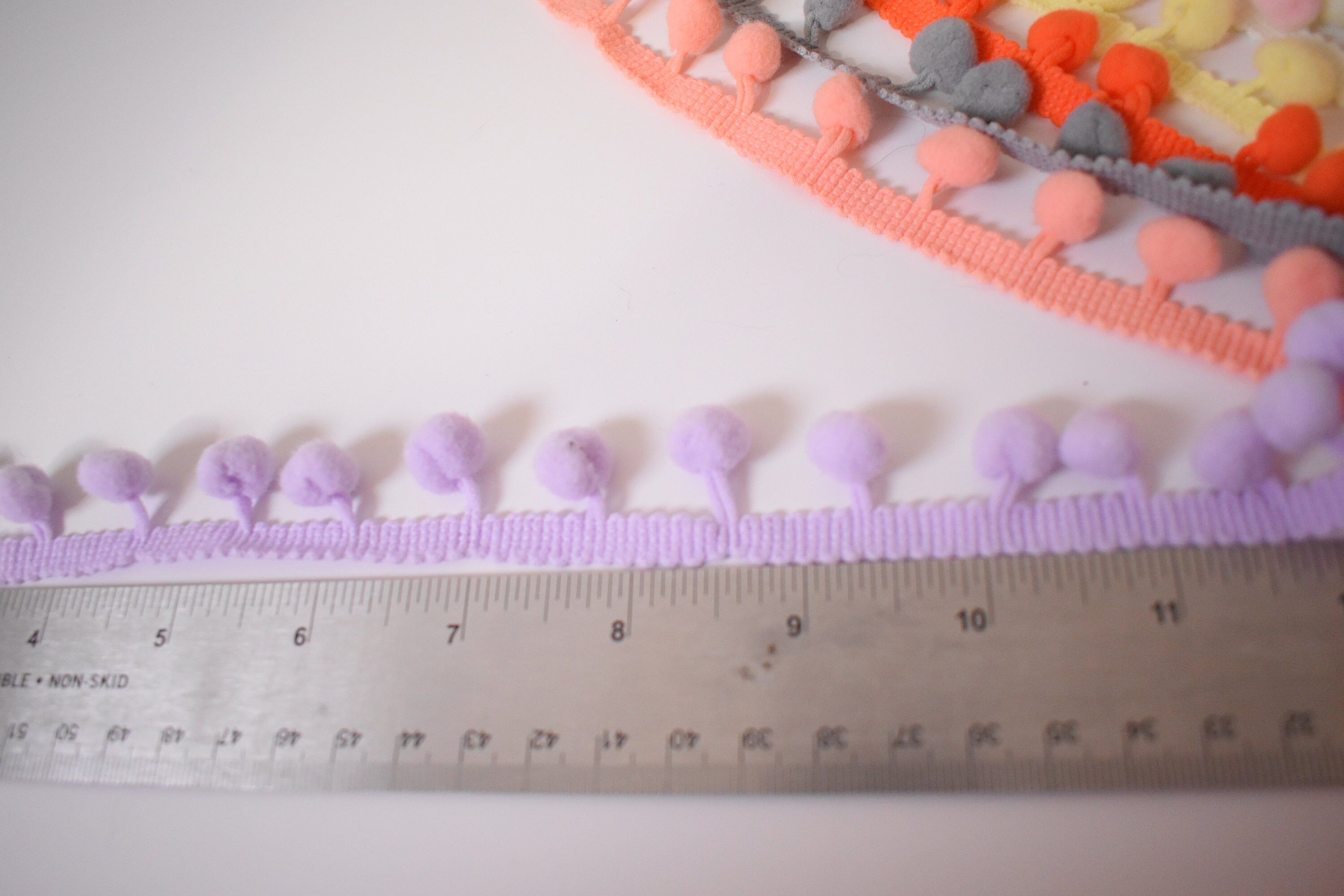 Mini Pom Pom Trim by the Yard, Small Puff Ball Trims, Apparel Sewing ...