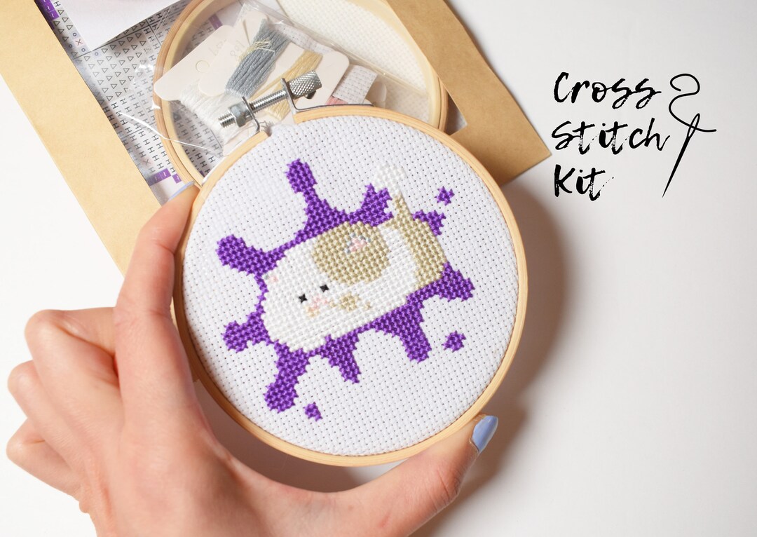 Splatoon Little Judd Cross Stitch Kit Video Game Embroidery - Etsy