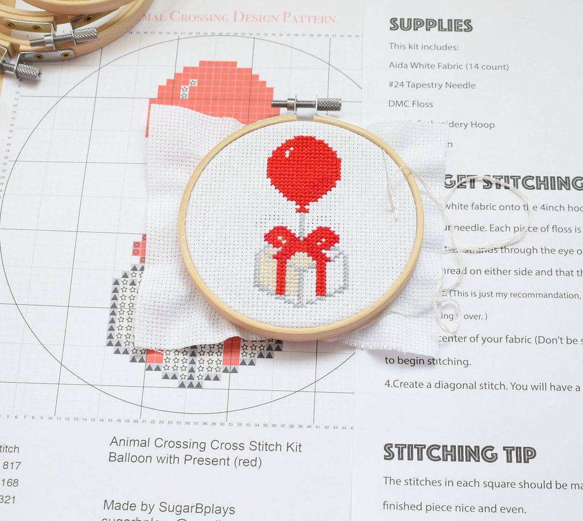 Animal Crossing Cross Stitch Pattern Bundle 4-pack Pascal - Etsy