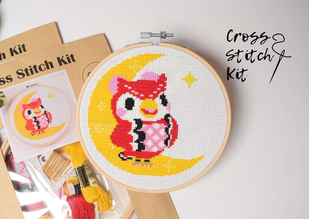 Animal Crossing Celeste Cross Stitch Kit Beginner Friendly - Etsy