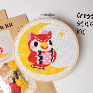 Animal Crossing Celeste Cross Stitch Kit Beginner Friendly - Etsy