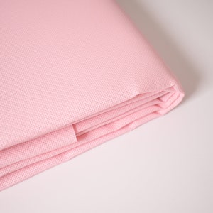 14 Count Pink Aida Cloth, Light Pink Color Aida Cloth, 14 Count Pink ...