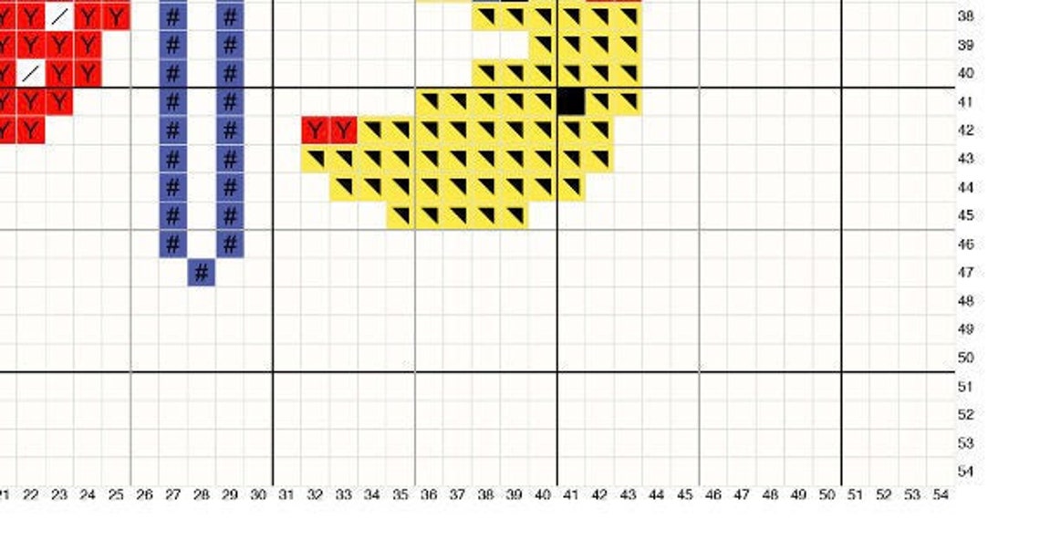 Pac-man Cross Stitch Pattern Ms. Pac Man Digital Download - Etsy