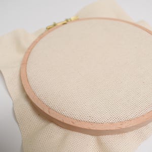 22ct Natural Antique Aida Cloth, 22ct Antique Raw Fiddlers Cross Stitch ...