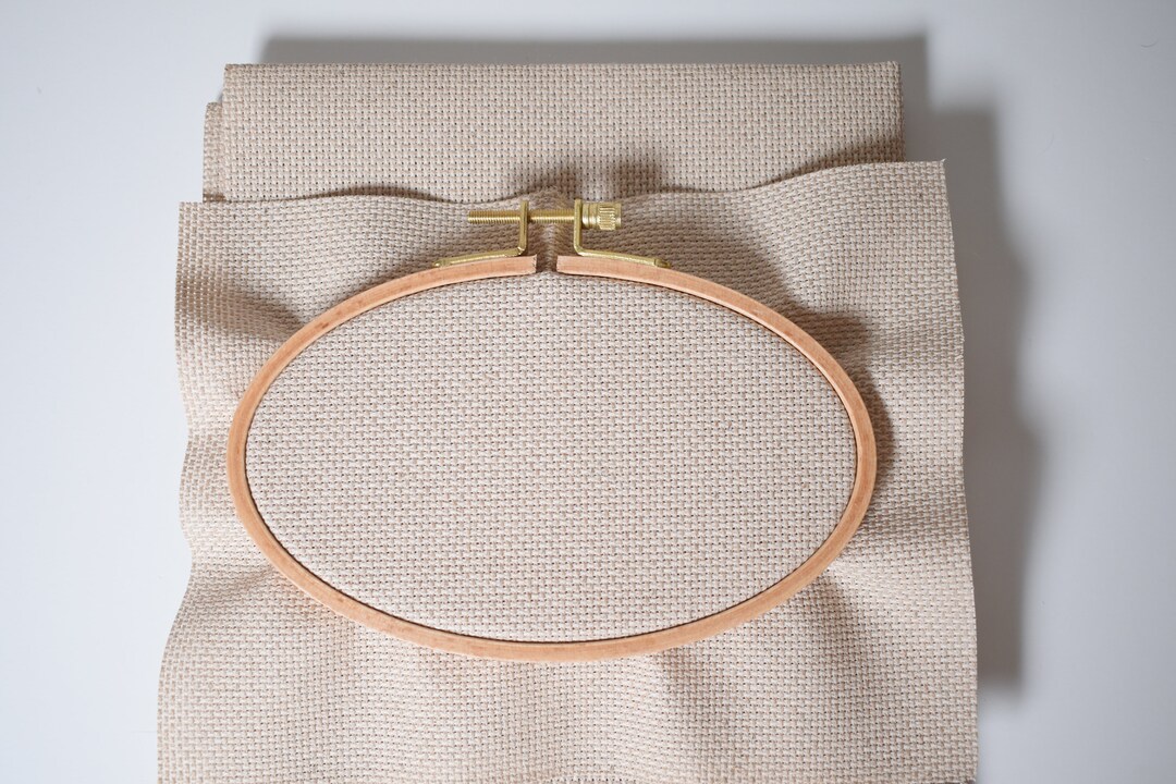 14 Count Natural Linen Fiddlers Cloth, Raw Cross Stitch Fabric - 14ct ...
