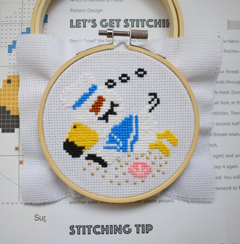 Animal Crossing Cross Stitch Pattern Bundle 4-pack Pascal - Etsy