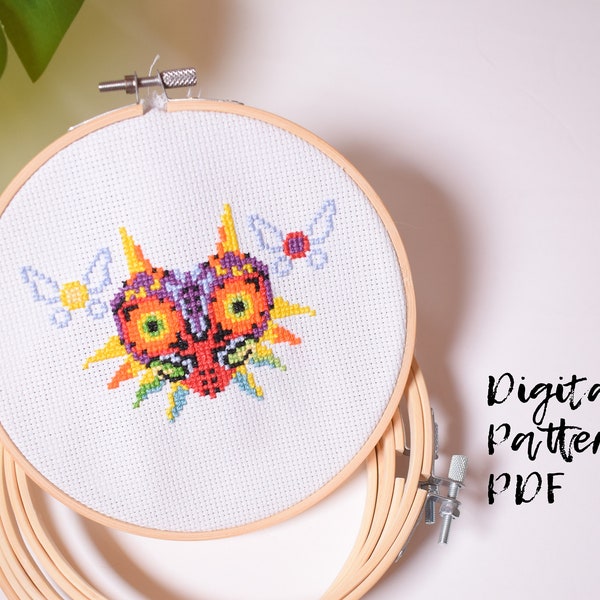 Cross Stitch Mask - Etsy