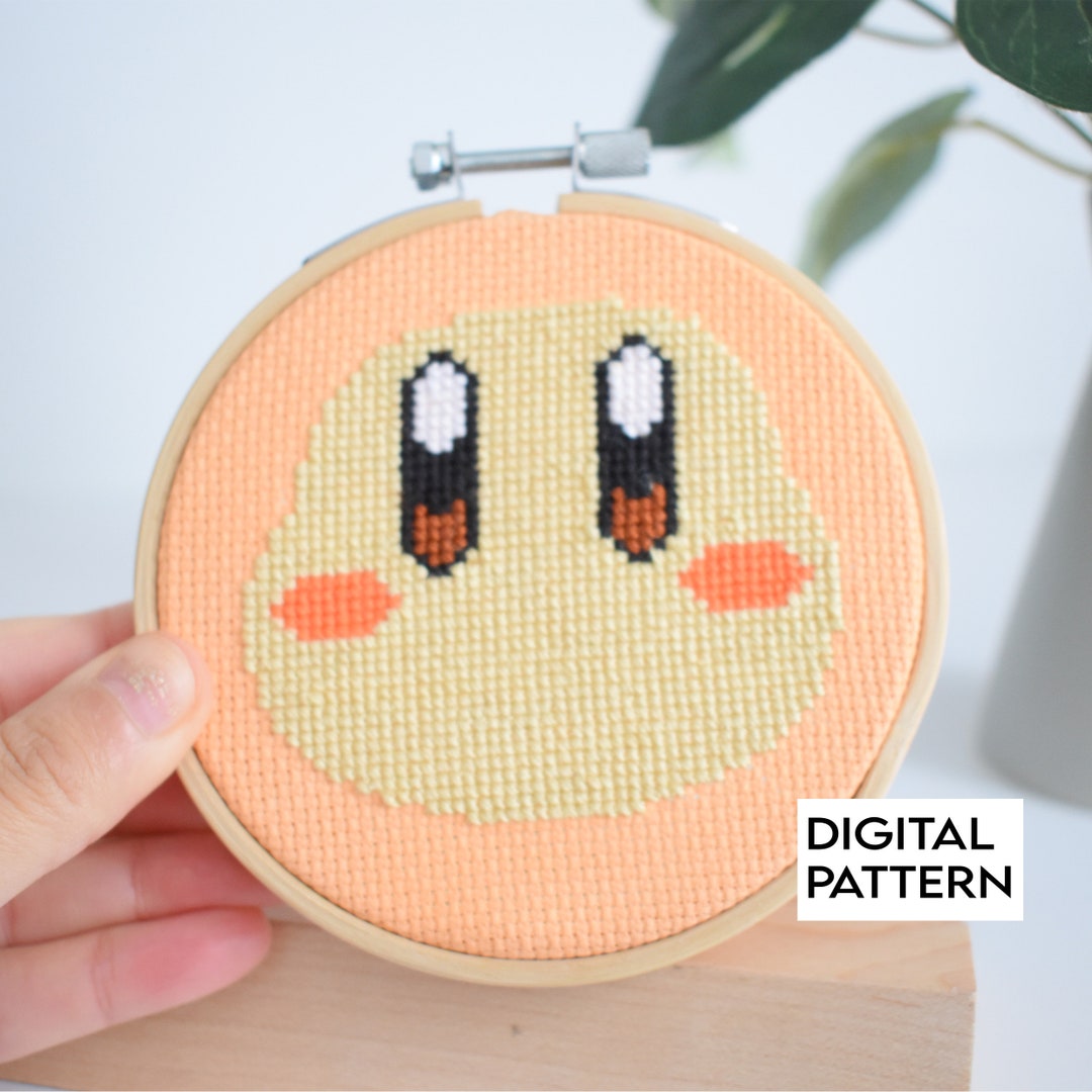 Waddle Dee Cross Stitch Digital Pattern. Waddle Dee Pattern Instant ...