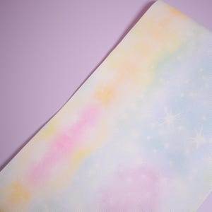 14ct Rainbow Aida Cross Stitch Fabric, 14 Count Pastel Printed Aida ...