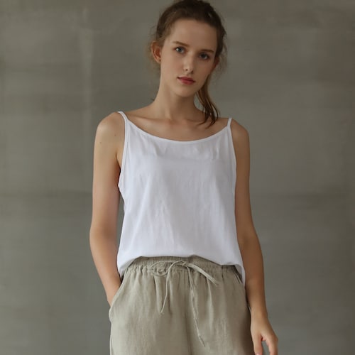 Light Weight Linen Camisole Top Made to Order - Etsy