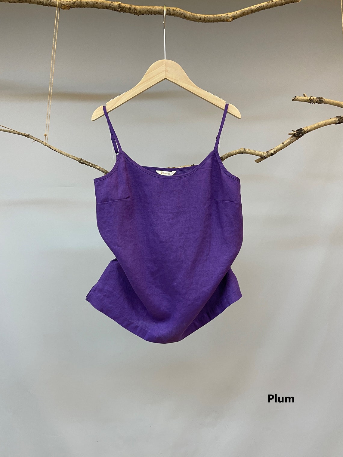 Simple Camisole Linen Camisole Linen Slip Top Camisole Top - Etsy