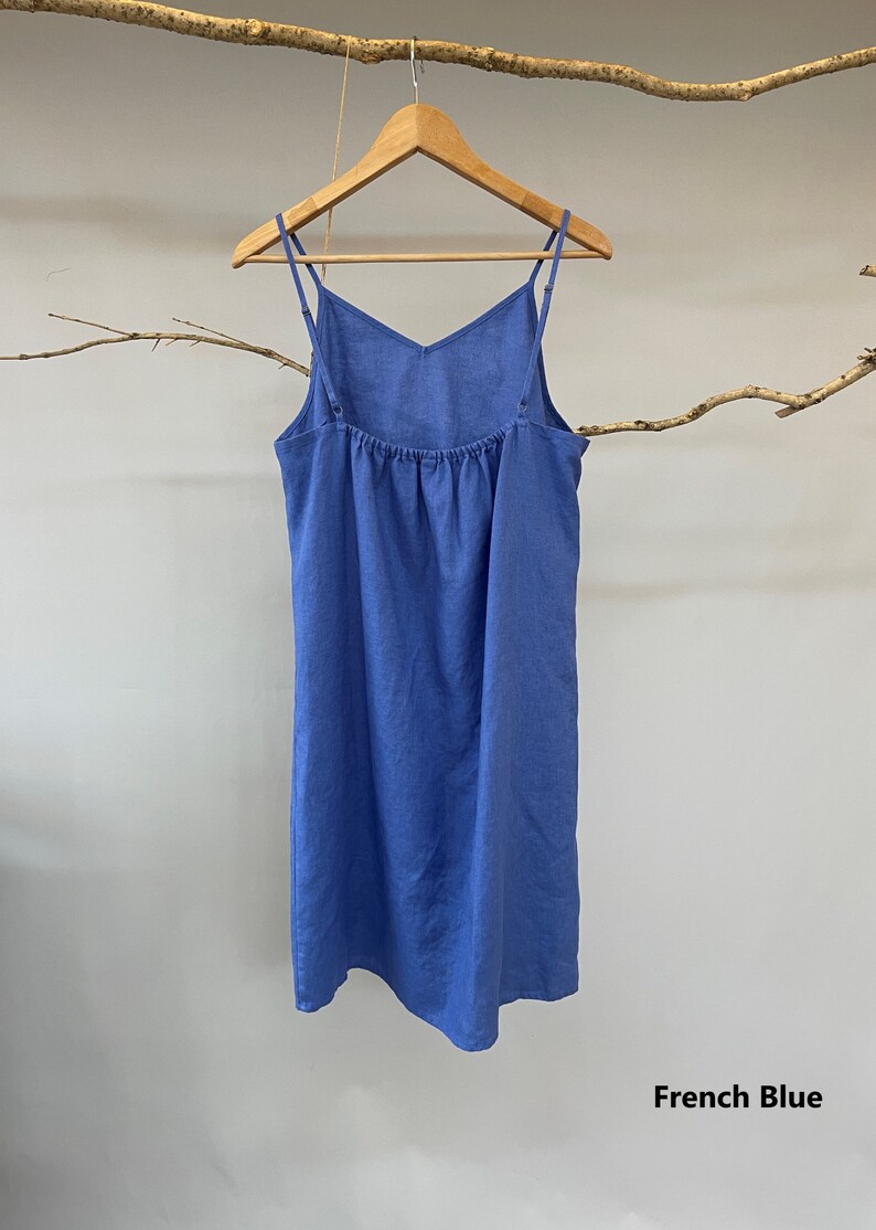 Cami Dress Linen Cami Dress Linen Sundress Mini Summer - Etsy