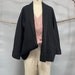 Heavy Linen Cardigan, Classic Linen Cardigan, Open Front Linen Jacket ...