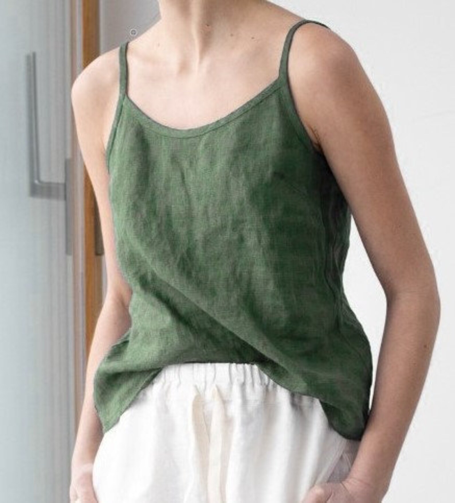 Made to Order linen Camisole Linen slip top camisole top | Etsy