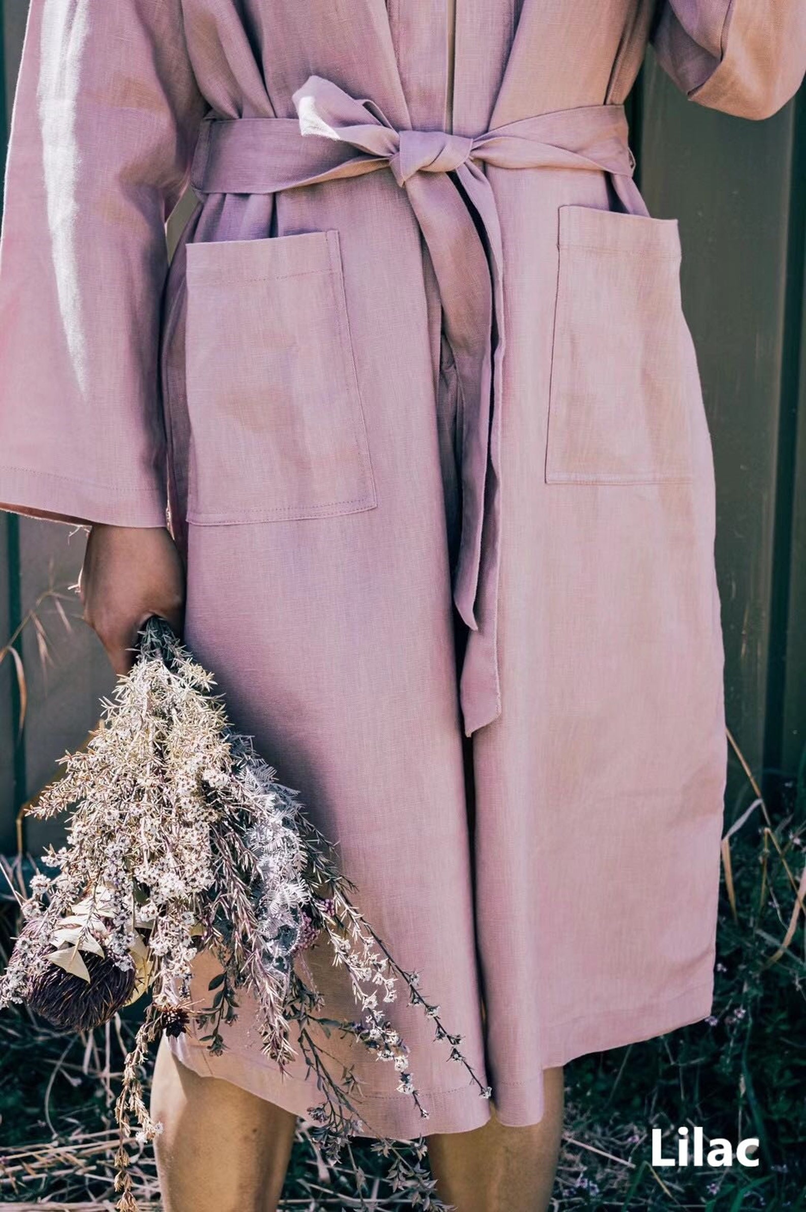 His and Her Linen Robe/travel Robe/hotel Robe/guest House - Etsy