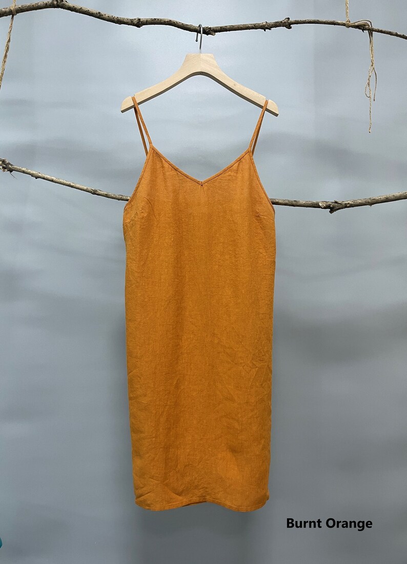 Cami Dress Linen Cami Dress Linen Sundress Mini Summer - Etsy