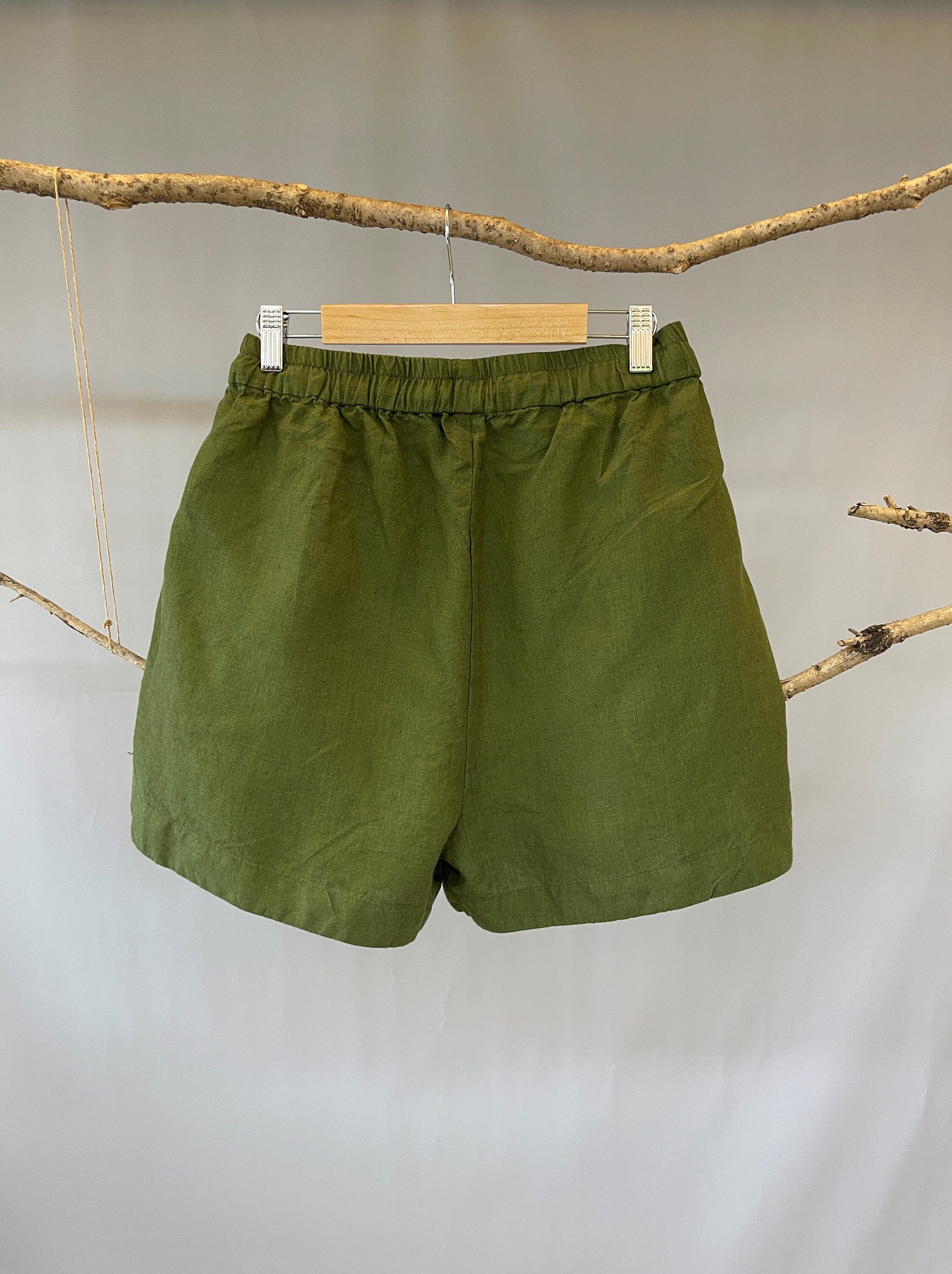 Linen Shorts, Linen Active Shorts, Summer Linen Shorts Women, Jogger ...