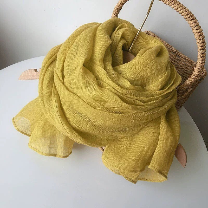 100% Linen Scarf, Light Linen Shawl, Linen Scarf, Light Linen Wrap ...