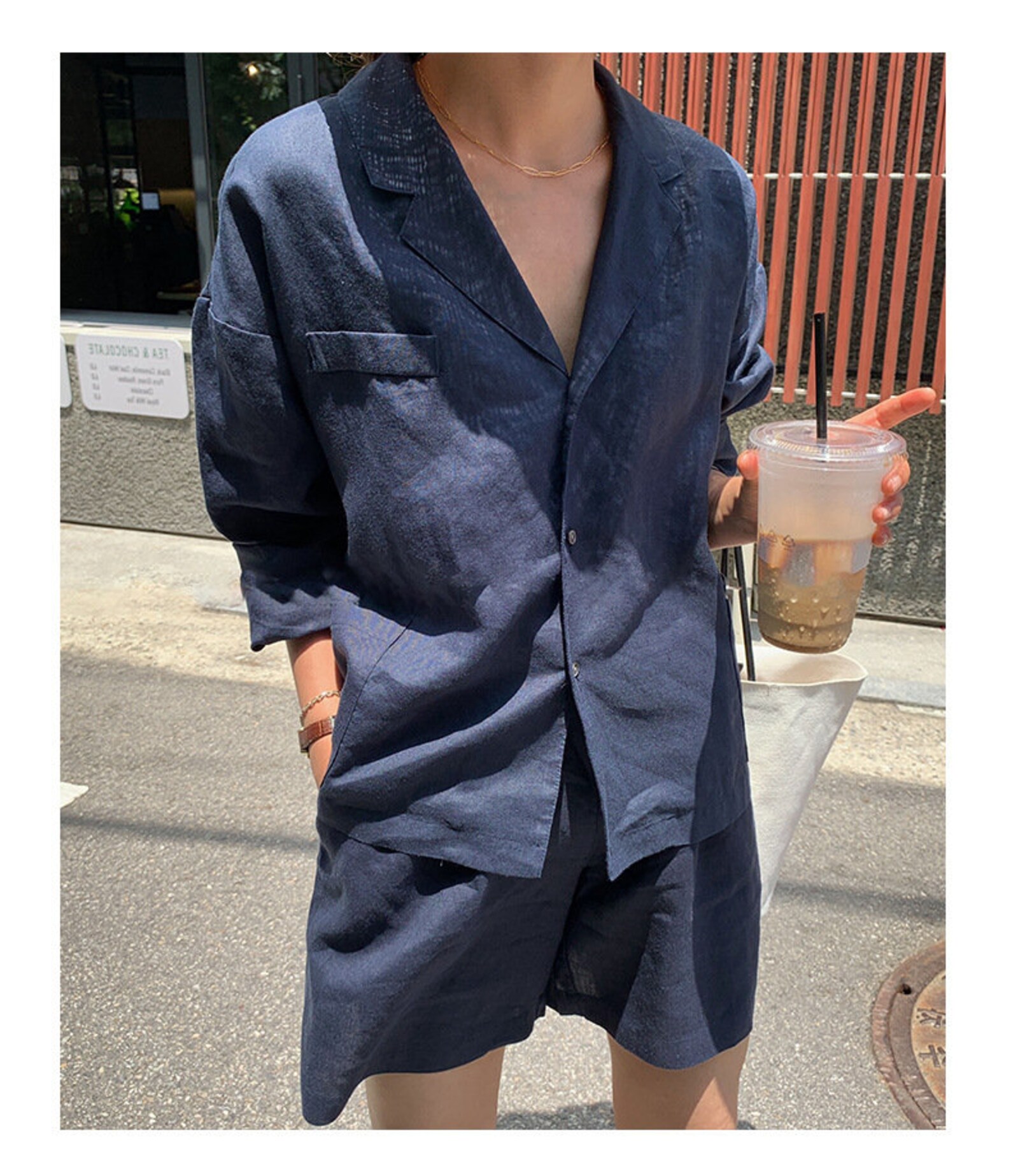 Linen Shirt and Shorts Set Linen Lounge Suit Women's | Etsy