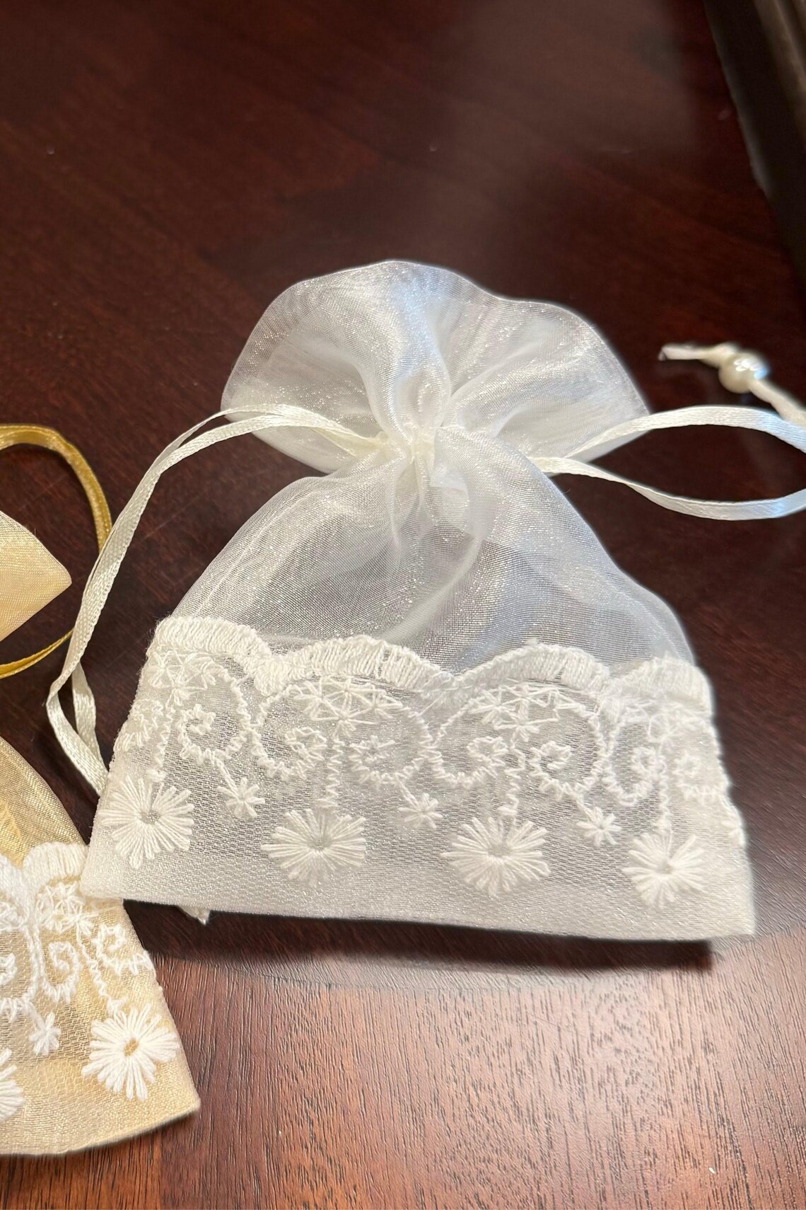 Wedding Favor Bag, Organza Drawstring Pouch, Bridal Shower Gift ...