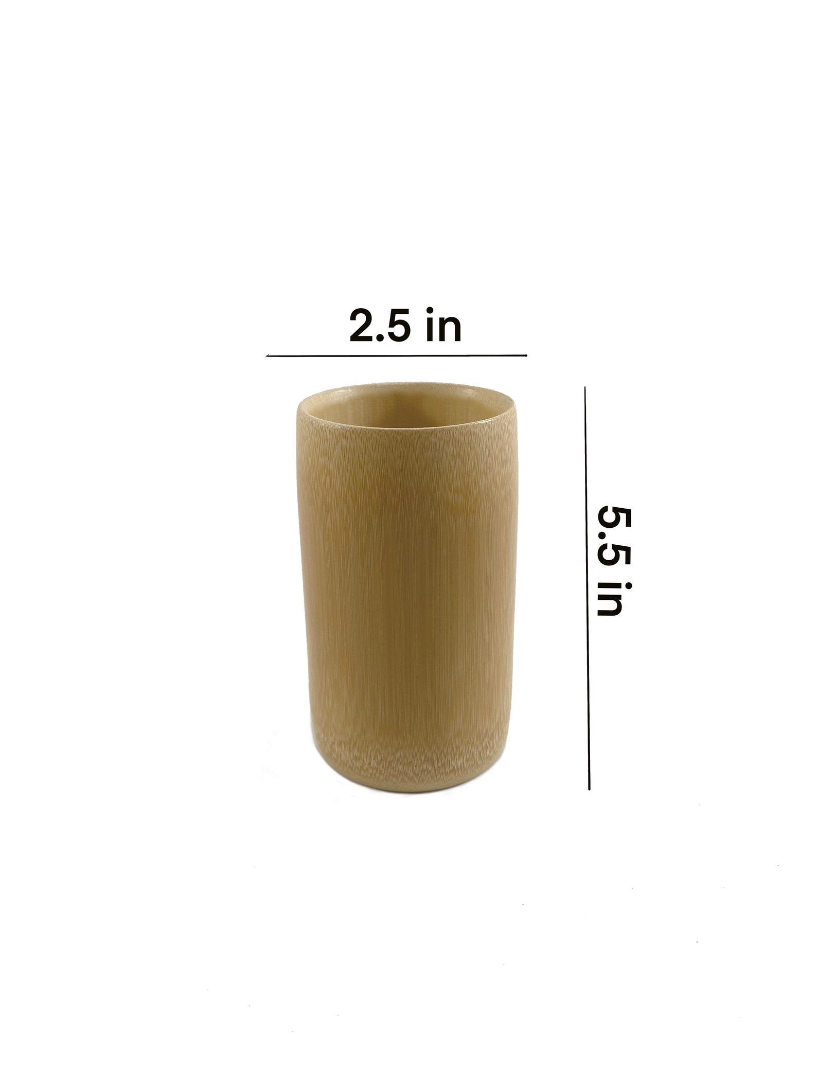 TXV Mart | Disposable or Reusable Natural Bamboo Wood Drinking Cup 12 ...