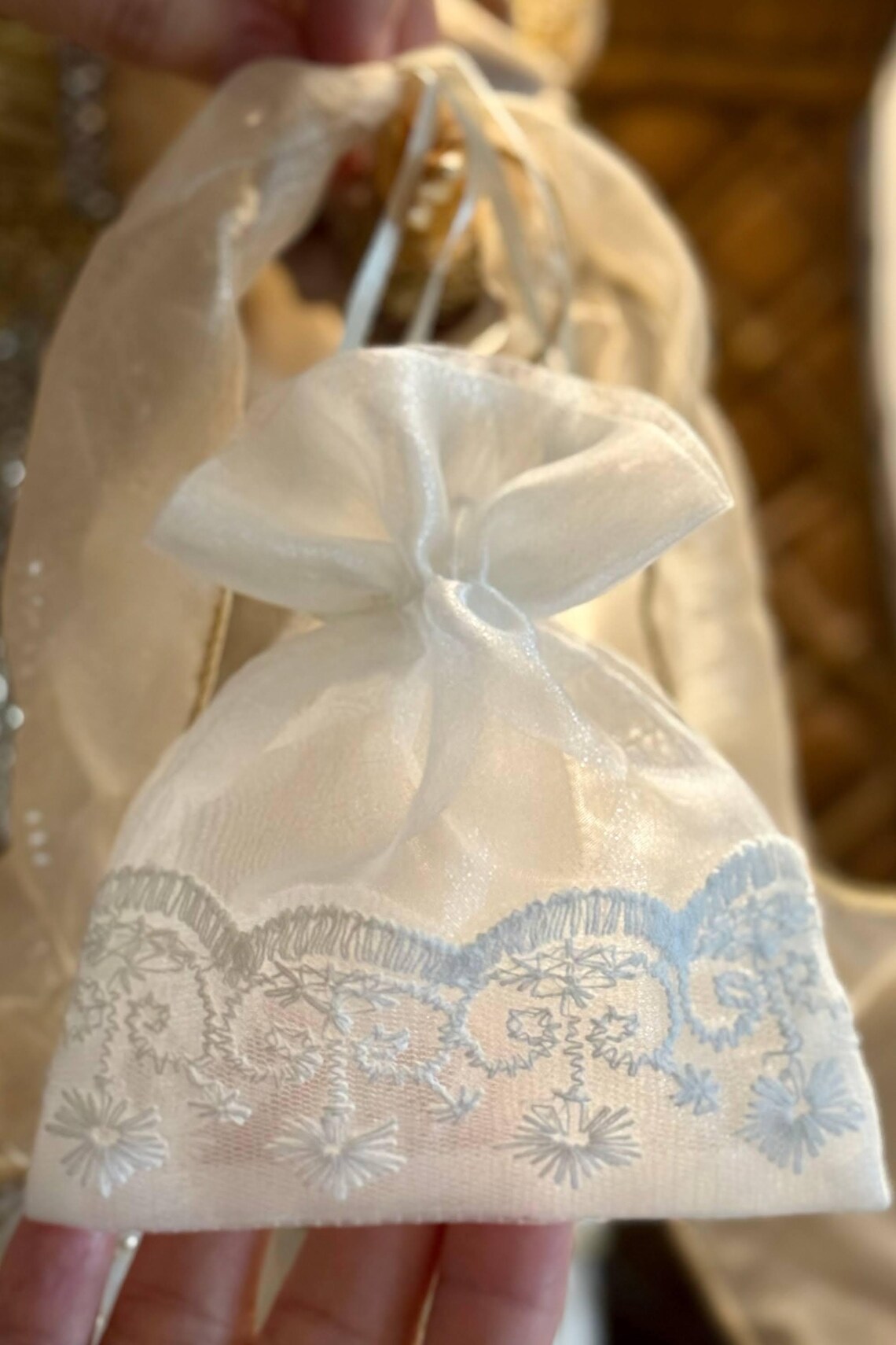 Wedding Favor Bag, Organza Drawstring Pouch, Bridal Shower Gift ...