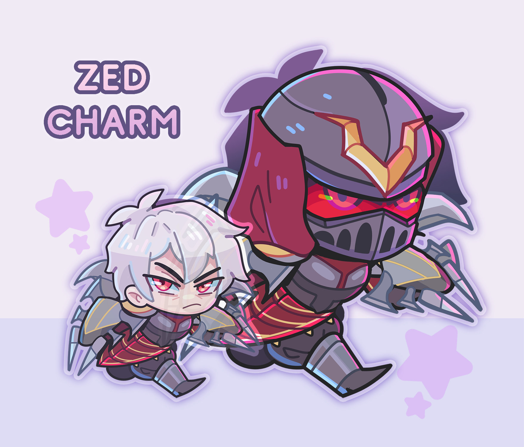 Zed Et Syndra Chibi