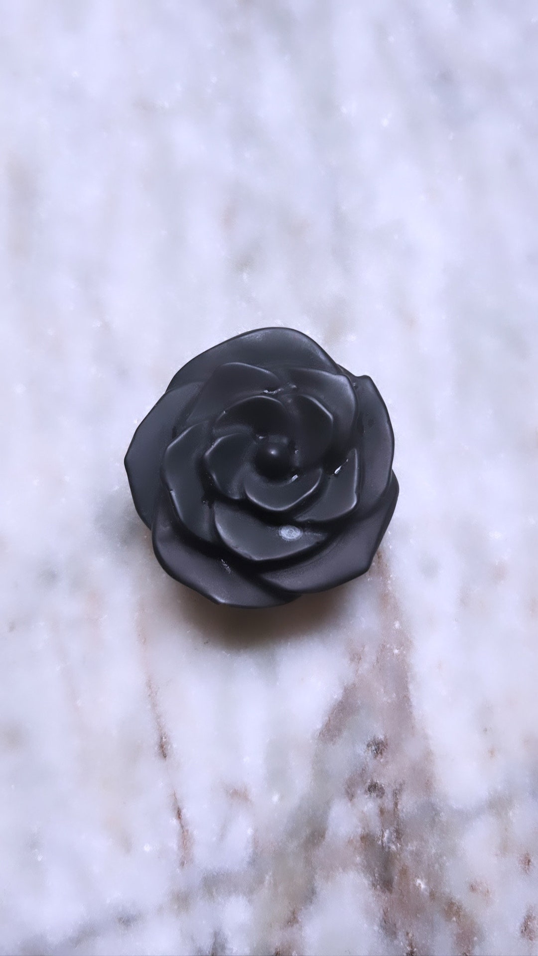 Hand Carved Obsidian Rose: Crystal Carving - Etsy