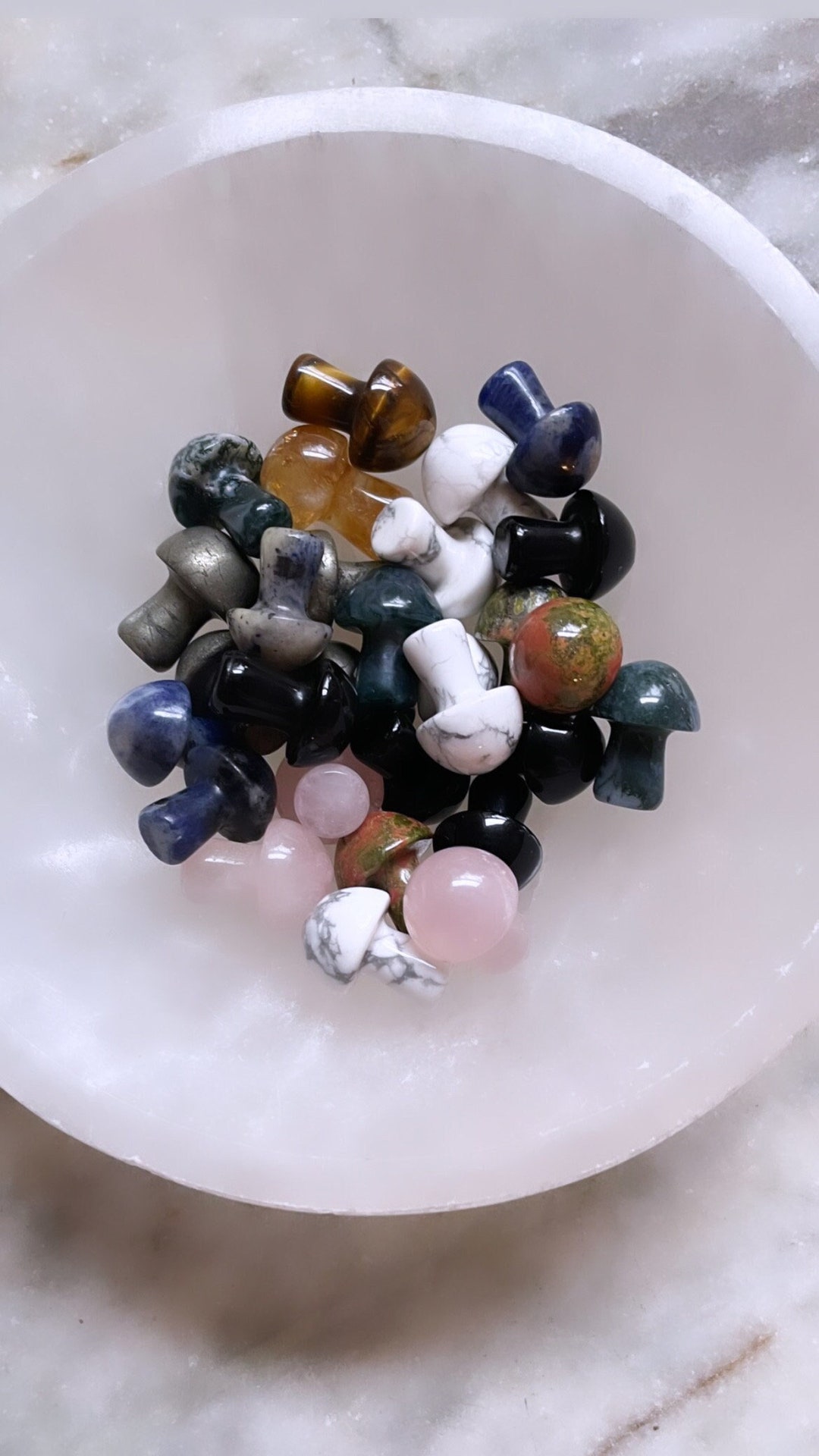 Micro Mushroom Crystals - Mushroom Crystals - Tiny Mushrooms - Etsy