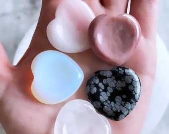Worry Stone Heart - Etsy