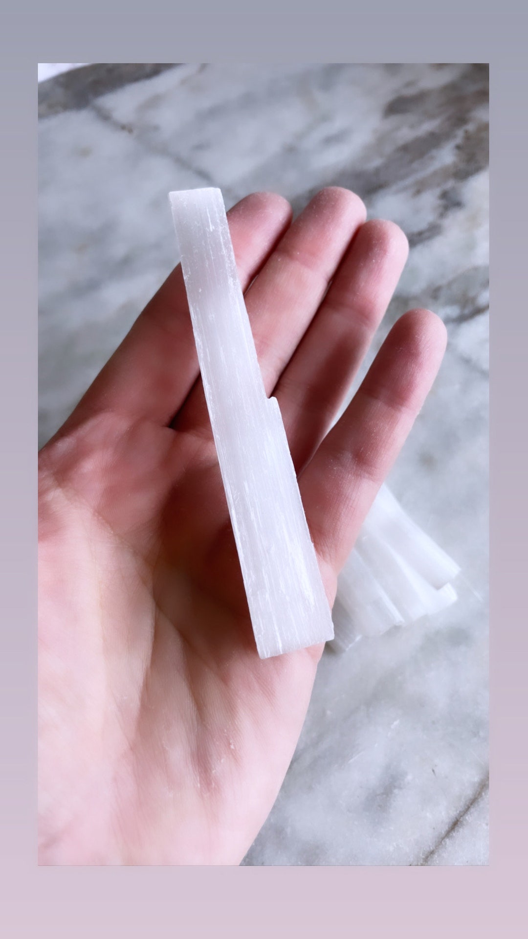 Selenite Wand - 5 Inch Selenite Rod - Etsy