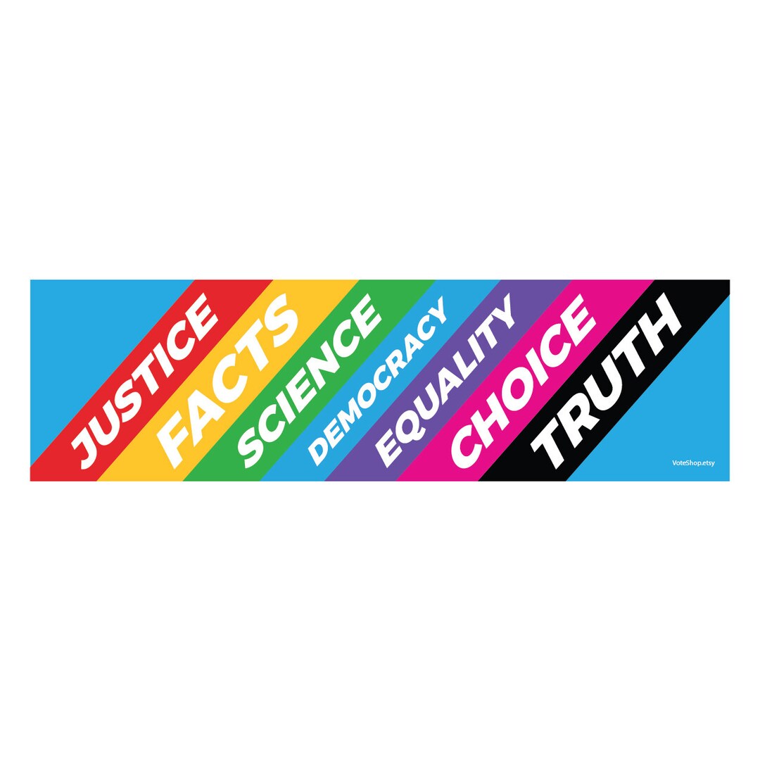 Justice Plus Bumper Sticker - Etsy