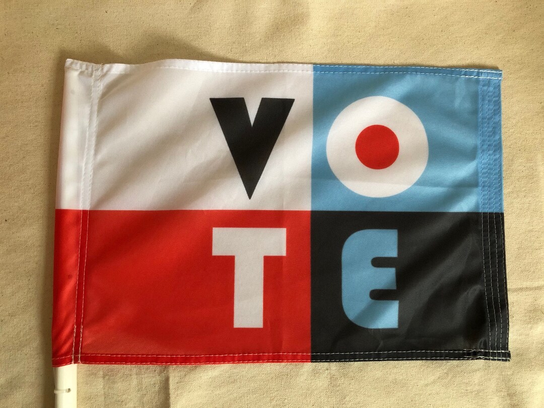 VOTE Flag With Mounting for a Car - Etsy