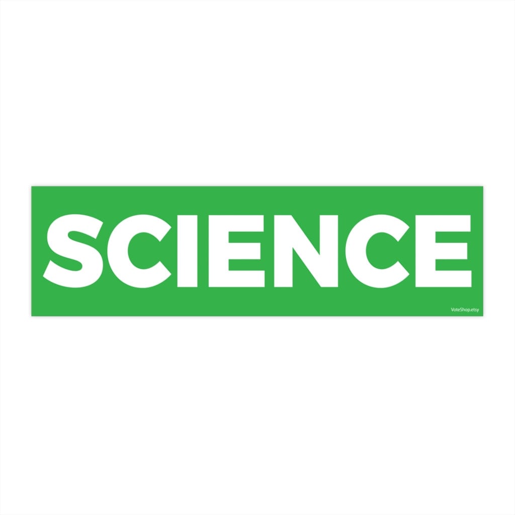 SCIENCE Bumper Sticker - Etsy