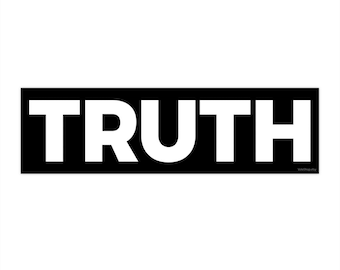 Speak the Truth Even If Your Voice Shakes Bumper Sticker / - Etsy