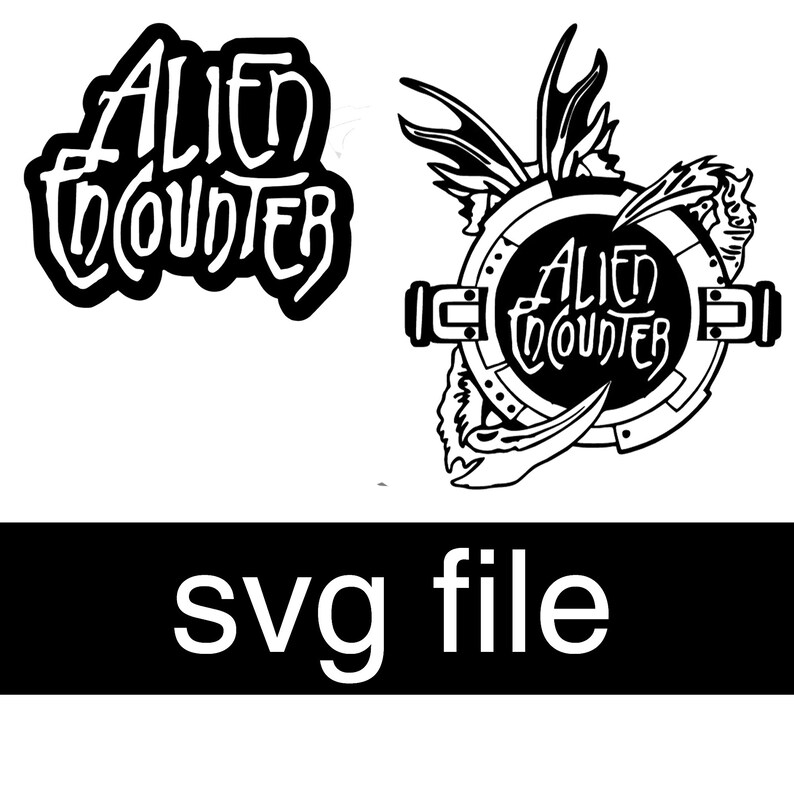 Alien Encounter SVG Files - Etsy